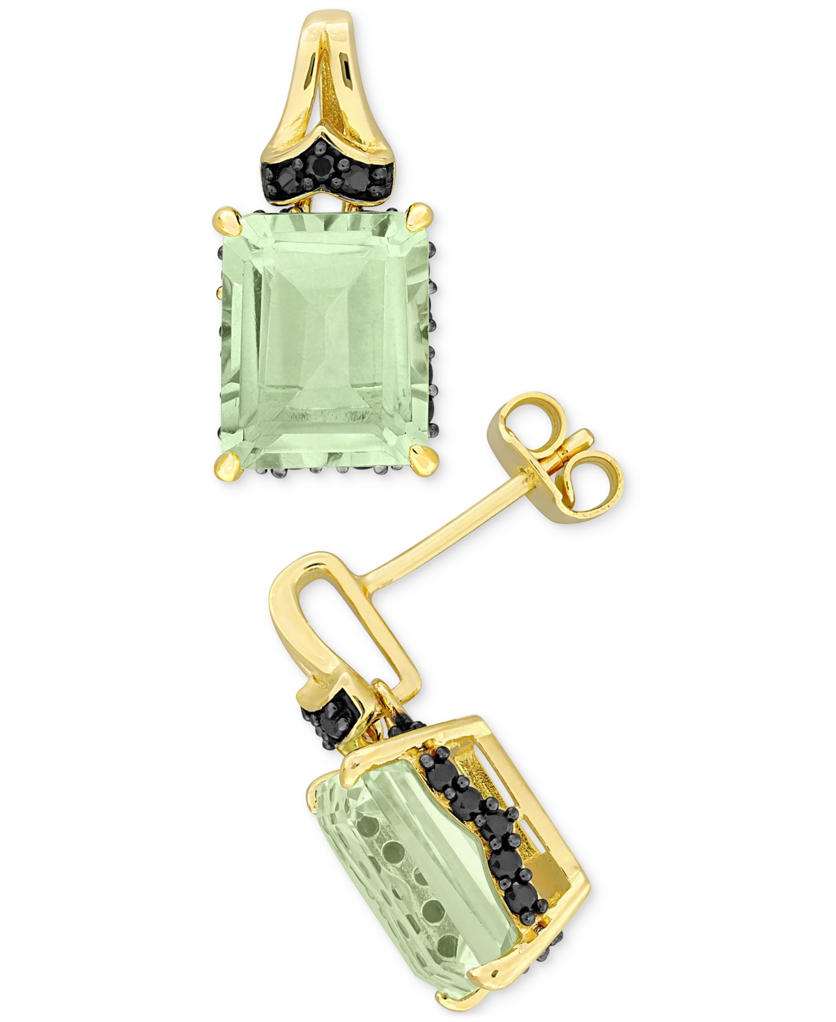 Click here for Green Quartz (6-3/8 ct. t.w.) & Black Sapphire (3/... prices