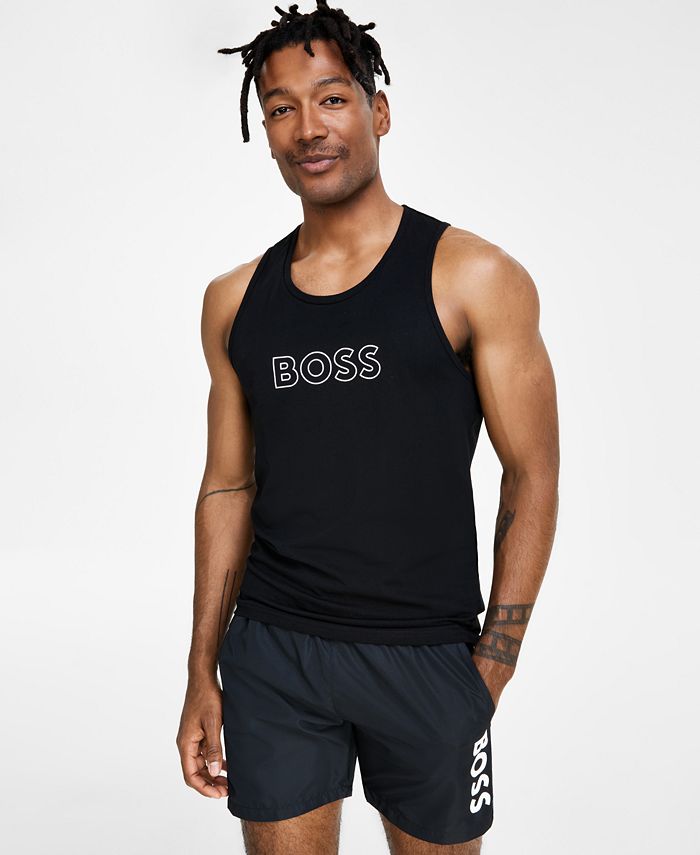 Hugo Boss Men's Beach Logo Tank Top - Macy's