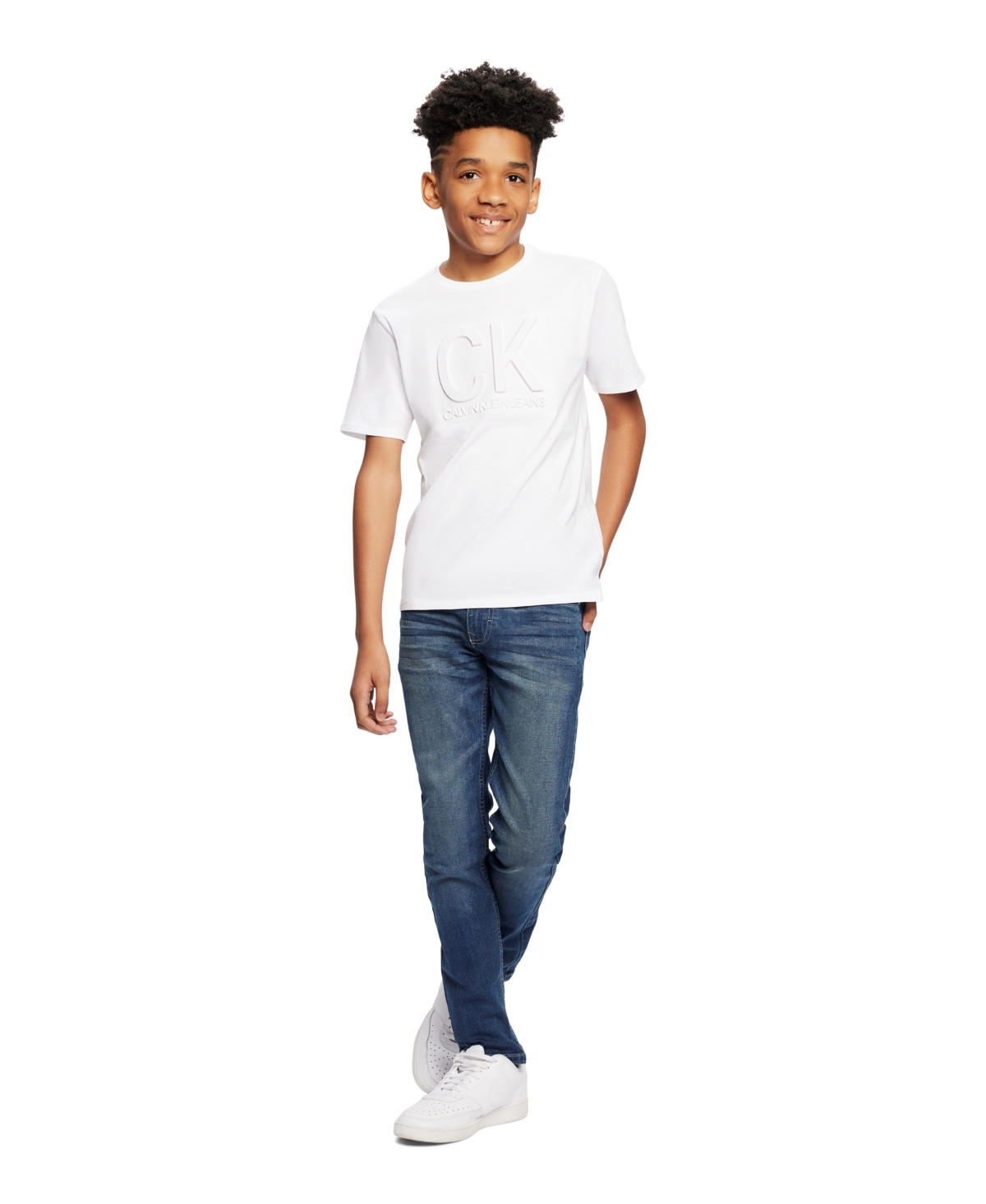Click here for Calvin Klein Big Boys Graphic-Print Cotton T-shirt... prices