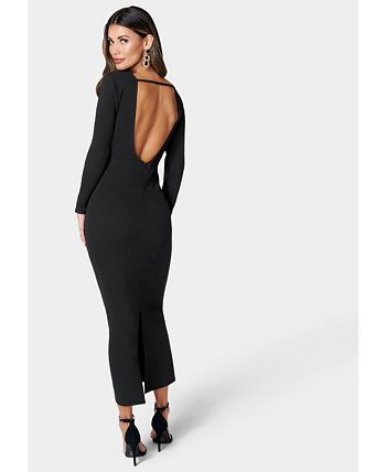 Bebe Women's Open Back Ankle Dress - Macy's