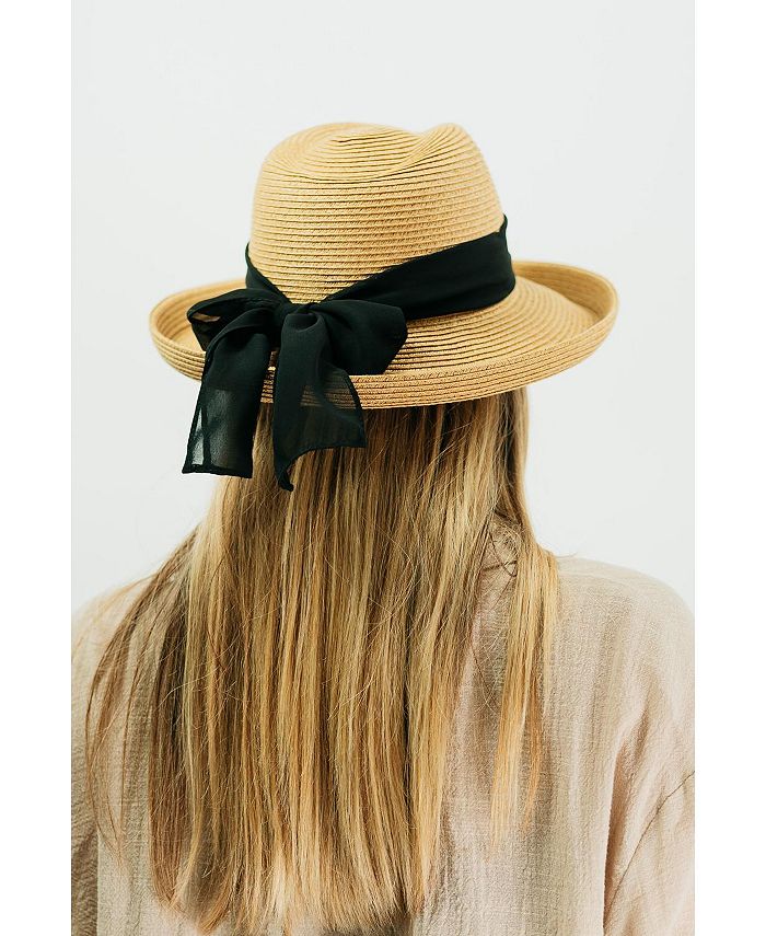 Peter Grimm Olivia Packable Straw Sun Hat - Macy's