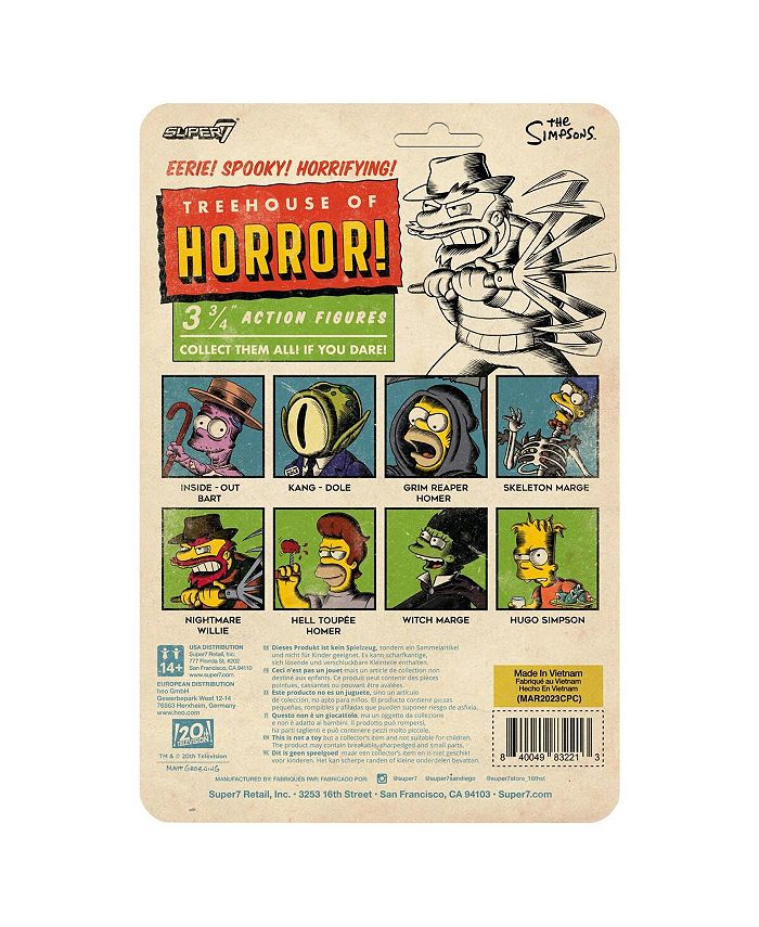 Super 7 Witch Marge The Simpsons Treehouse of Horror V2 ReAction Figure ...