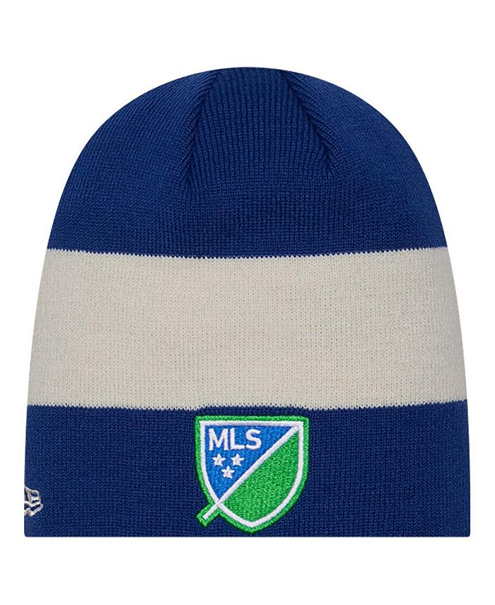 New Era Men's Blue Seattle Sounders FC 2024 Kick Off Collection Knit ...