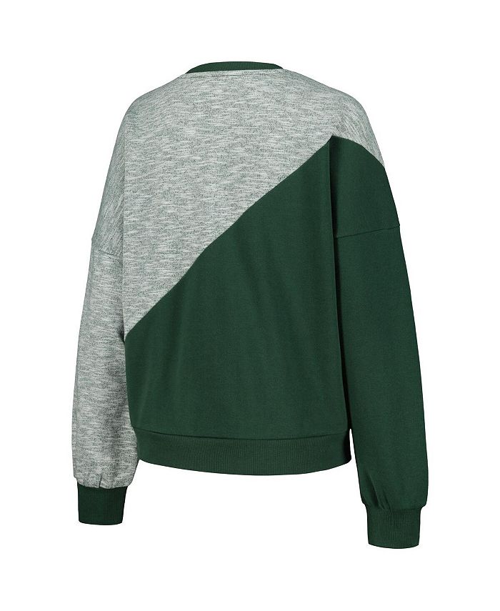 G-III 4Her by Carl Banks Women's Hunter Green Milwaukee Bucks Benches ...