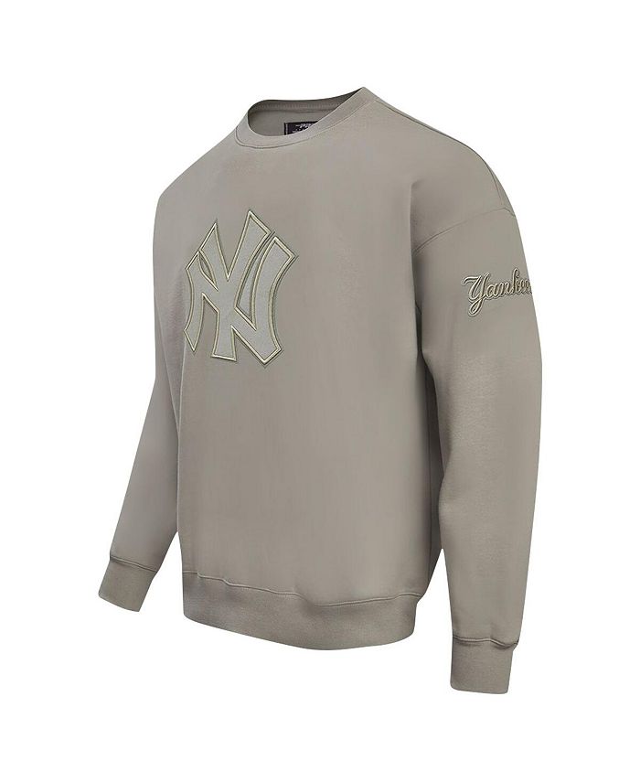 Pro Standard Men's Pewter New York Yankees Neutral Drop Shoulder ...