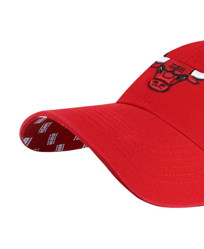 '47 Brand Women's Red Chicago Bulls Confetti Undervisor Clean Up ...
