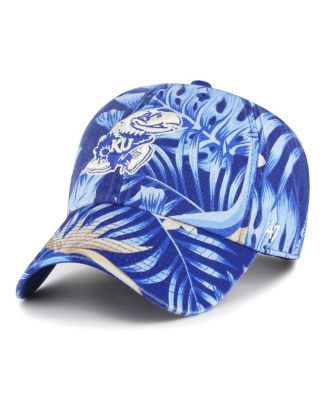 Men's '47 Brand Royal Kansas Jayhawks Tropicalia Clean Up Adjustable ...
