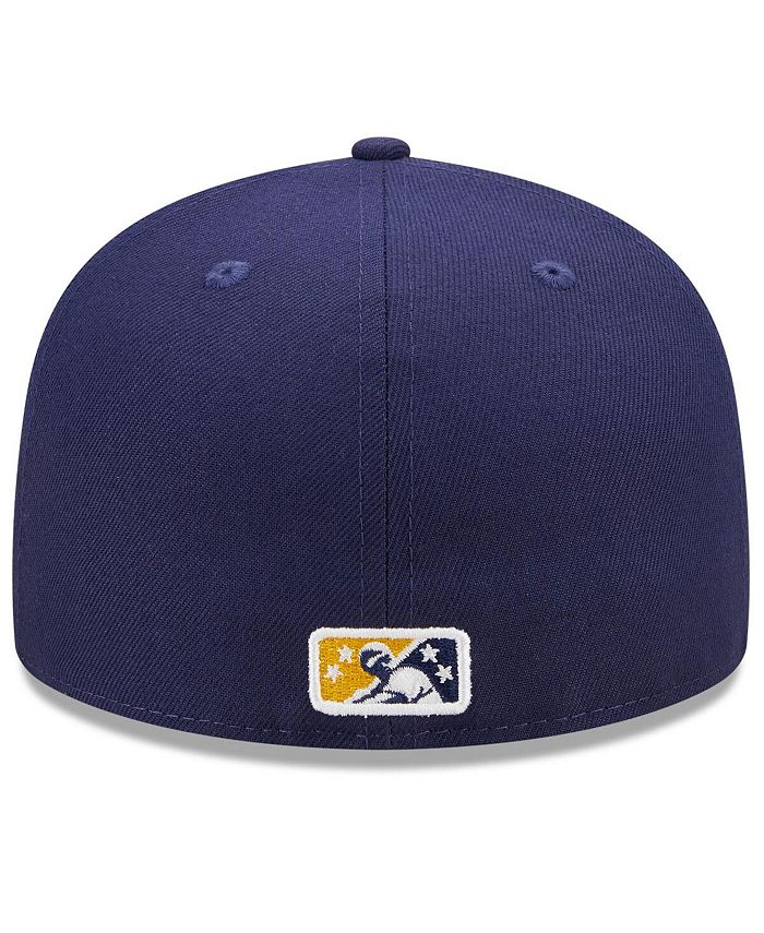 New Era Men's Gold, Navy Montgomery Biscuits Marvel x Minor League ...