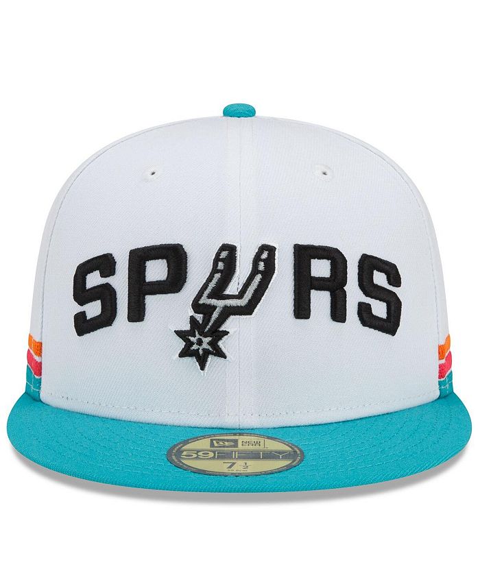 New Era Men's White, Teal San Antonio Spurs 2021, 22 City Edition City ...