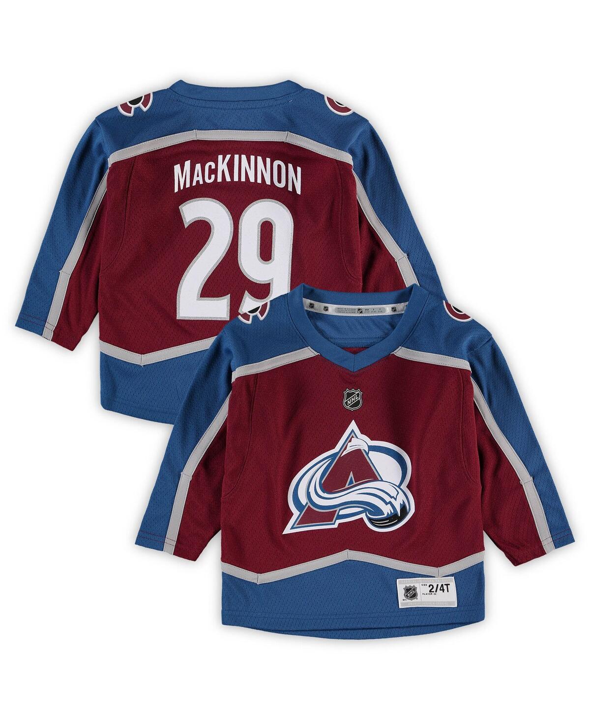 Click here for Toddler Boys and Girls Nathan MacKinnon Burgundy C... prices
