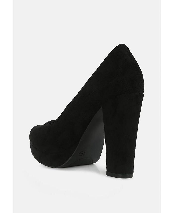 London Rag delia suede block heel Sandals - Macy's