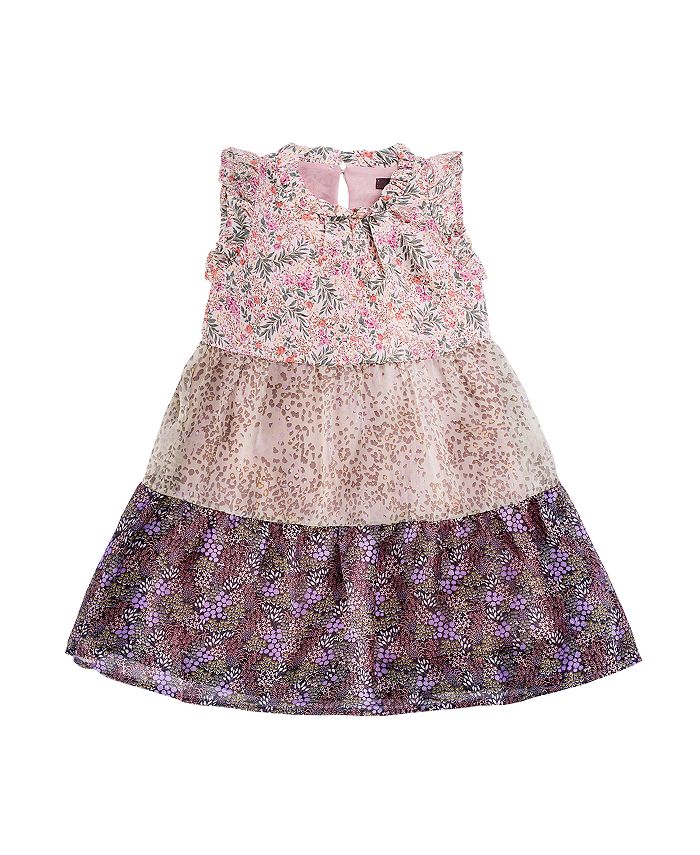 IMOGA Collection Child Tilly Garden Printed Chiffon Woven Dress - Macy's