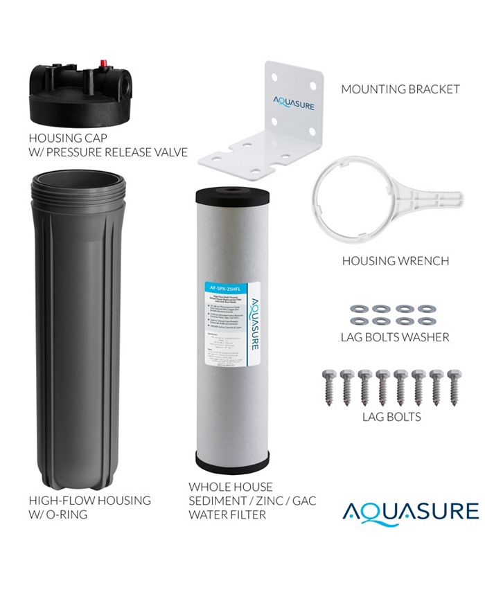 Aquasure Fortitude V2 Series Multi-purpose Whole House Water Treatment ...