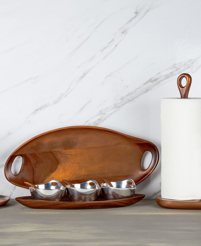 Nambé Portables Triple Condiment Set, 7 Pieces - Macy's