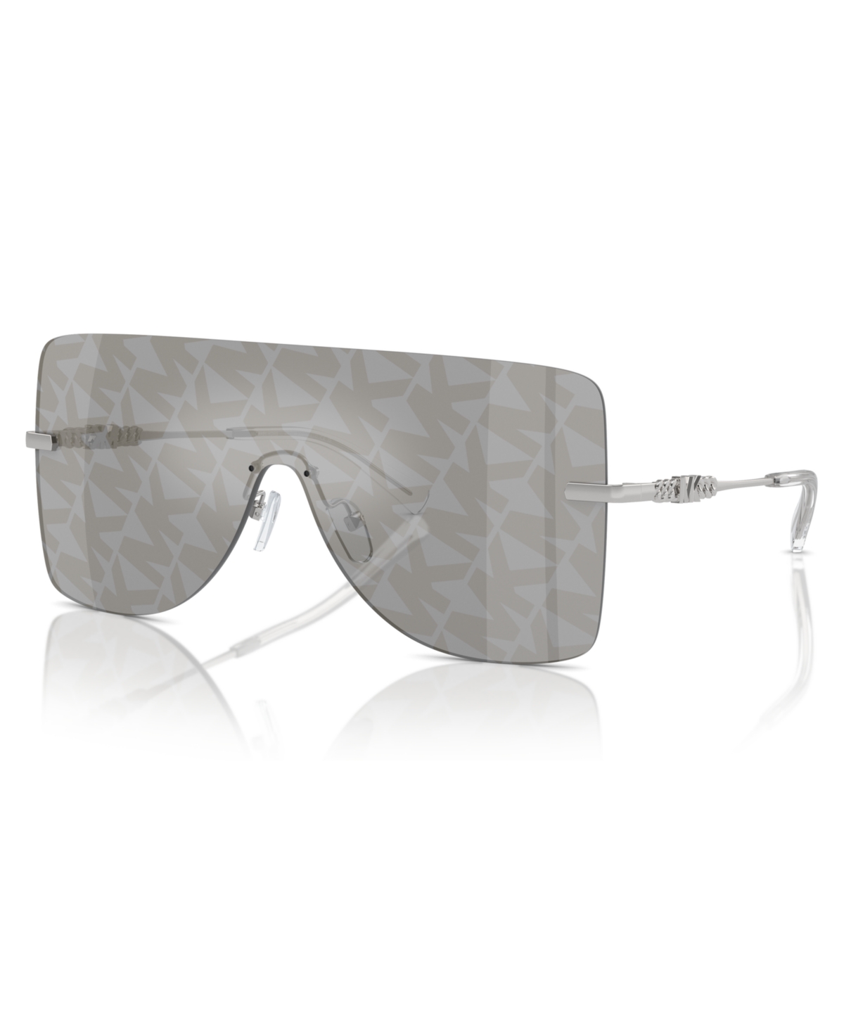 Michael Kors Womens Sunglasses  London Mk1148 - MK Logo Gold Silver Mirror