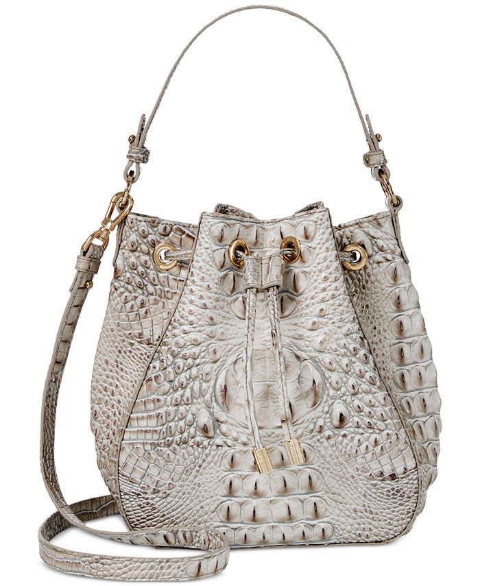 Brahmin Melinda Leather Bucket Bag - Macy's