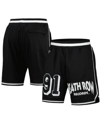 Men's Black Death Row Records Basketball Shorts - Macy's