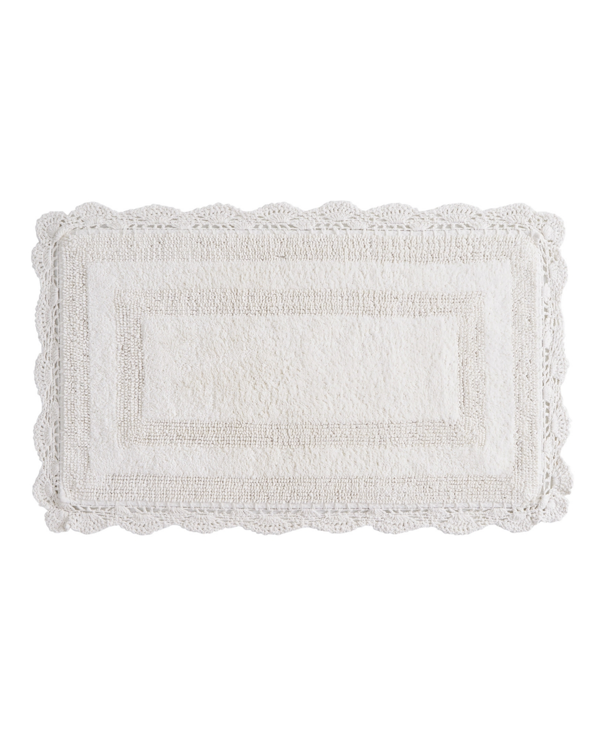Click here for Laura Ashley Crochet Reversible Cotton Bath Rug  2... prices