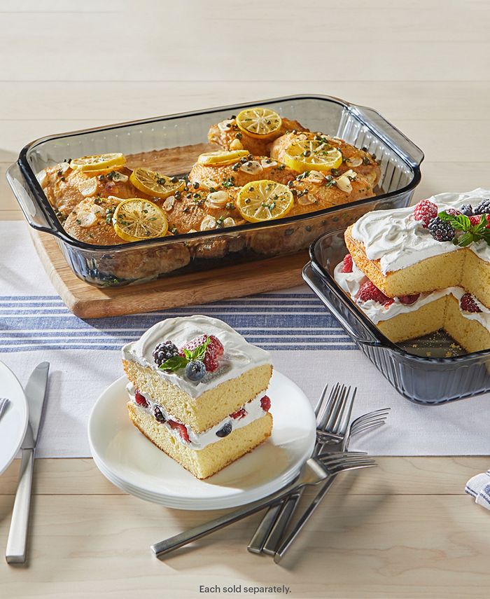 Pyrex Colors, Tinted Dreams 9 x 13 Baking Dish with Plastic Lid - Macy's