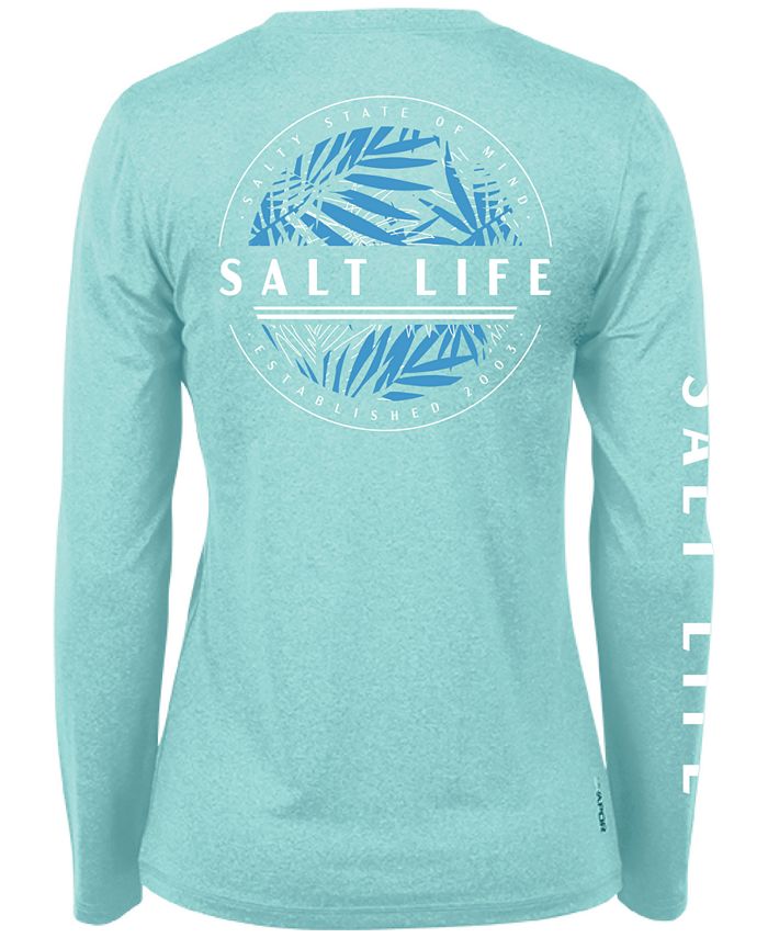 Salt Life Women's Jungle Breeze Long-Sleeve Performance T-Shirt - Macy's