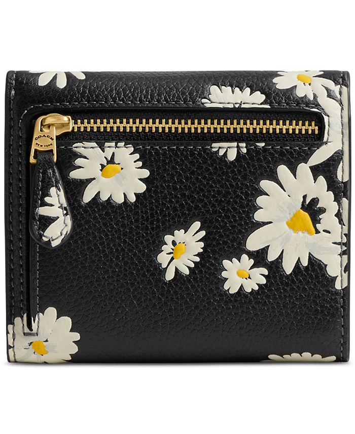 COACH Wyn Floral Print Leather Small Wallet - Macy's