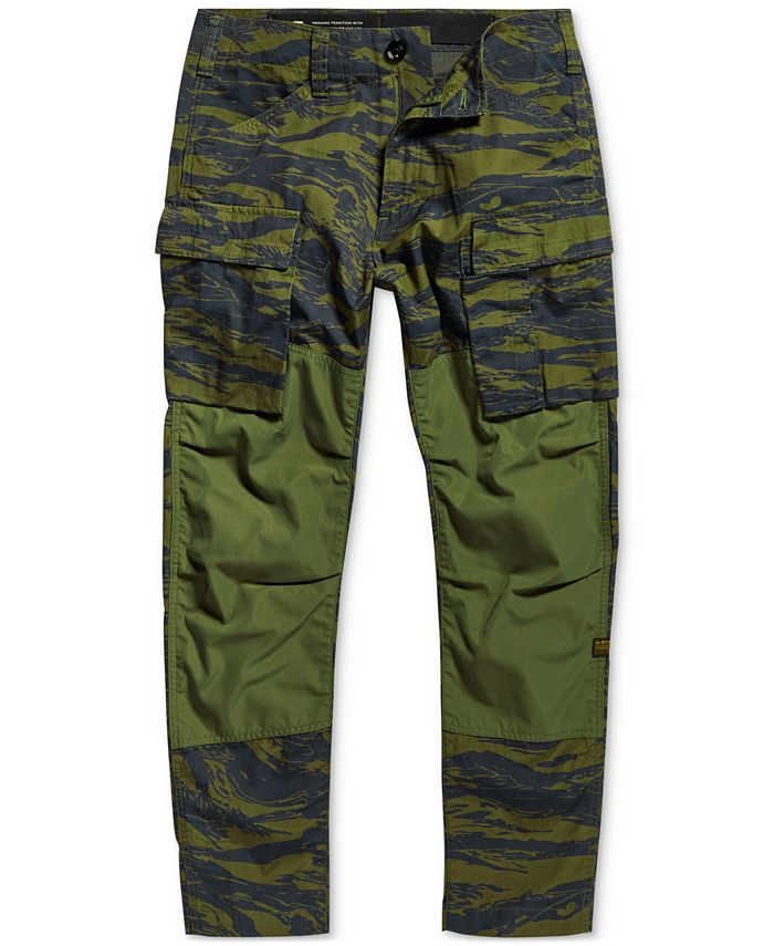 G-Star Raw Men's Tapered Camo Cargo Pants - Macy's