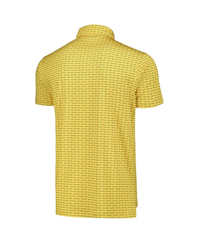 Breezy Golf Men's Yellow WM Phoenix Open Have a Day Polo Shirt - Macy's