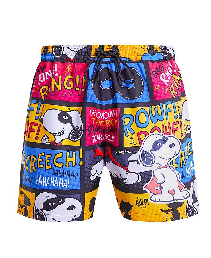 Freeze Max Men's Peanuts Snoopy Hero Nylon Shorts - Macy's