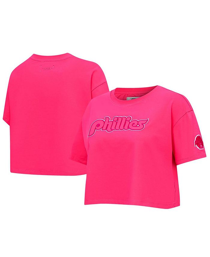 Pro Standard Women's Pink Philadelphia Phillies Triple Pink Boxy ...
