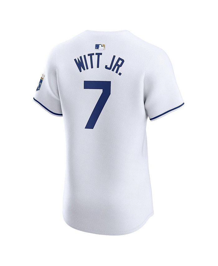 Nike Men's Bobby Witt Jr. White Kansas City Royals Home Elite Player ...