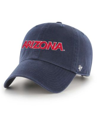 Men's '47 Brand Navy Arizona Wildcats Script Clean Up Adjustable Hat ...