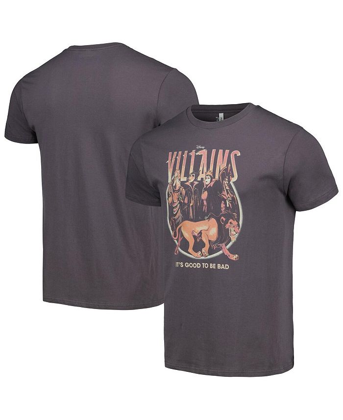 Mad Engine Men's and Women's Charcoal Disney Villains Gradual Gang ...