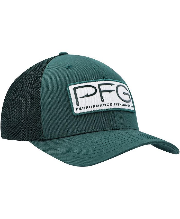 Columbia Men's Green Michigan State Spartans PFG Hooks Flex Hat - Macy's