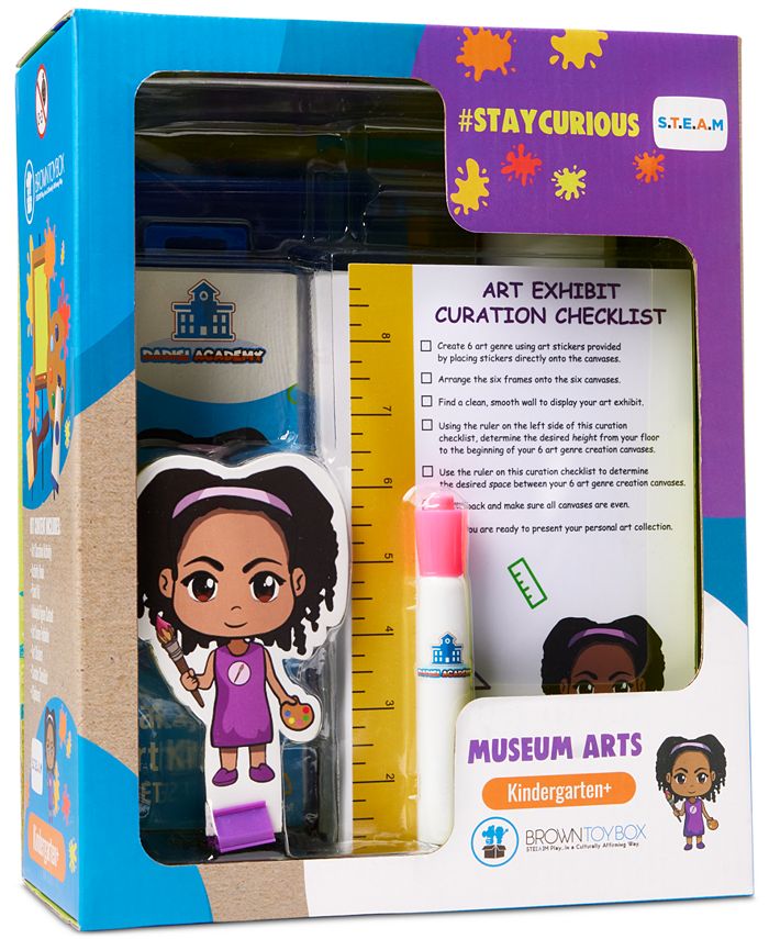 Brown Toy Box Makayla Museum Arts Set - Macy's