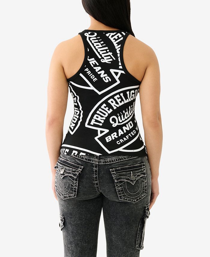 True Religion Women's Branded Goddess Tank Top - Macy's