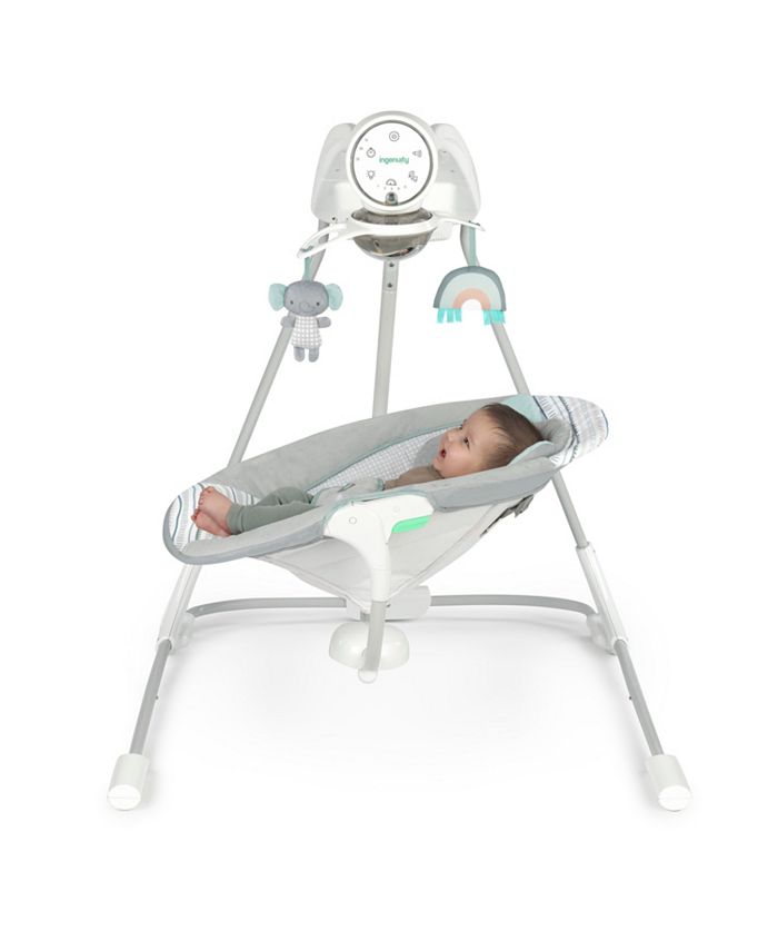 Ingenuity InLighten 5-Speed Baby Swing - Swivel Infant Seat - Macy's
