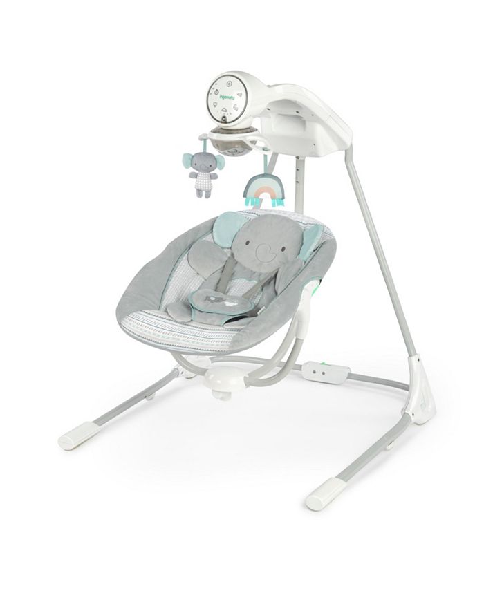 Ingenuity InLighten 5-Speed Baby Swing - Swivel Infant Seat - Macy's
