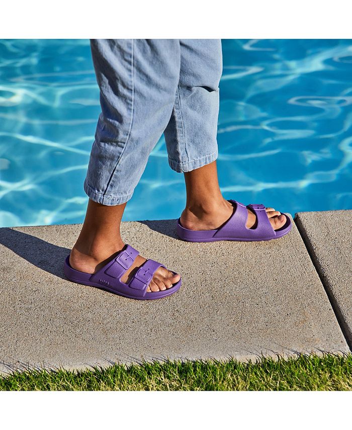 Totes Little and Big Kids Ara Molded Double Buckle Slide Sandals - Macy's