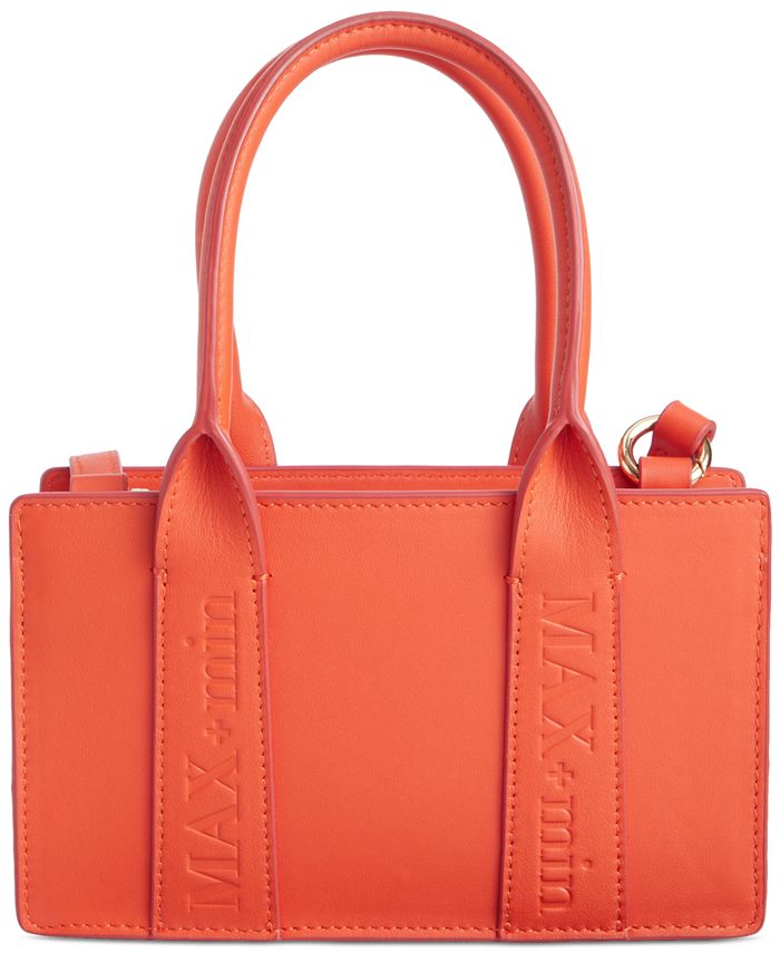 MAX+min Mimi Leather Crossbody Bag - Macy's