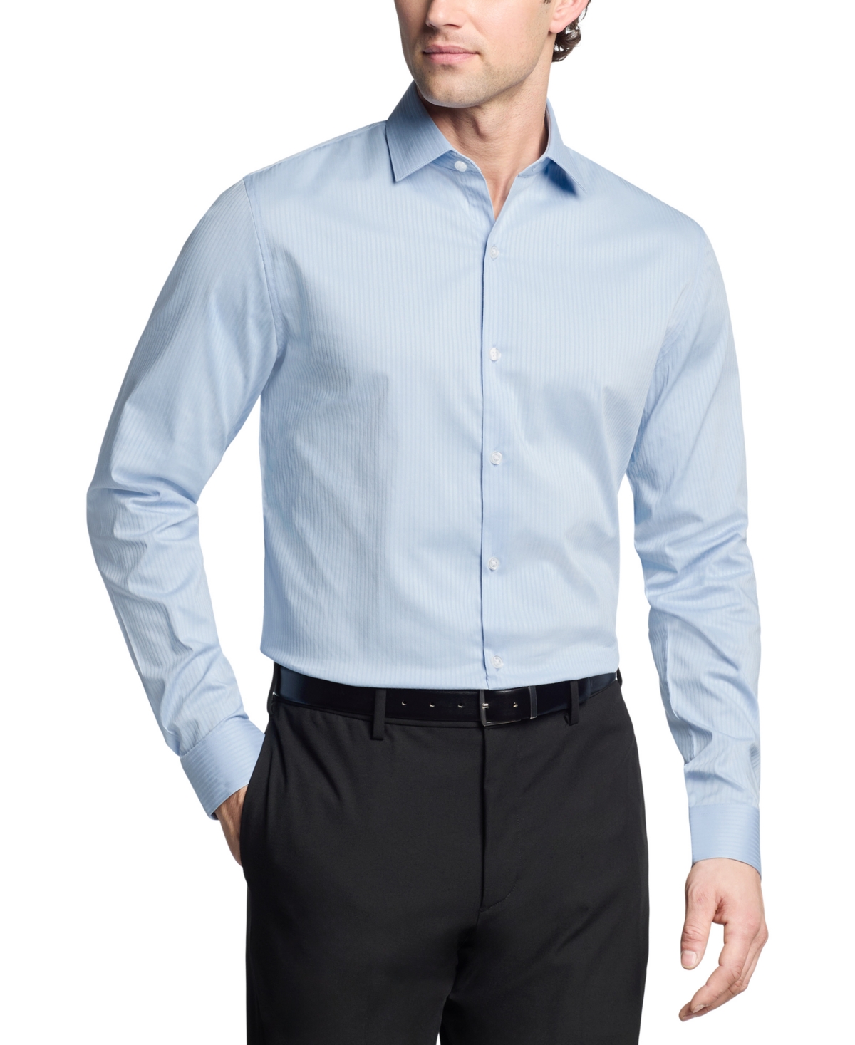Click here for Kenneth Cole Reaction Mens Slim Fit Tonal Stripe D... prices