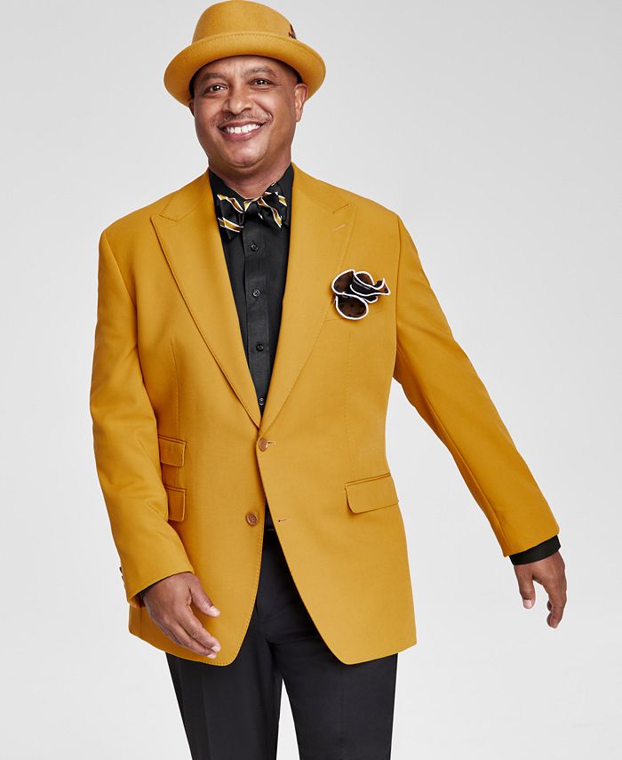 Tayion Collection Men's Classic-Fit Solid Sport Coat - Macy's
