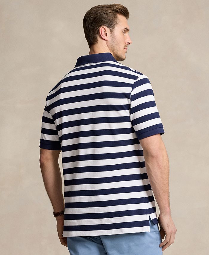 Polo Ralph Lauren Men's Big & Tall Striped Polo Shirt - Macy's