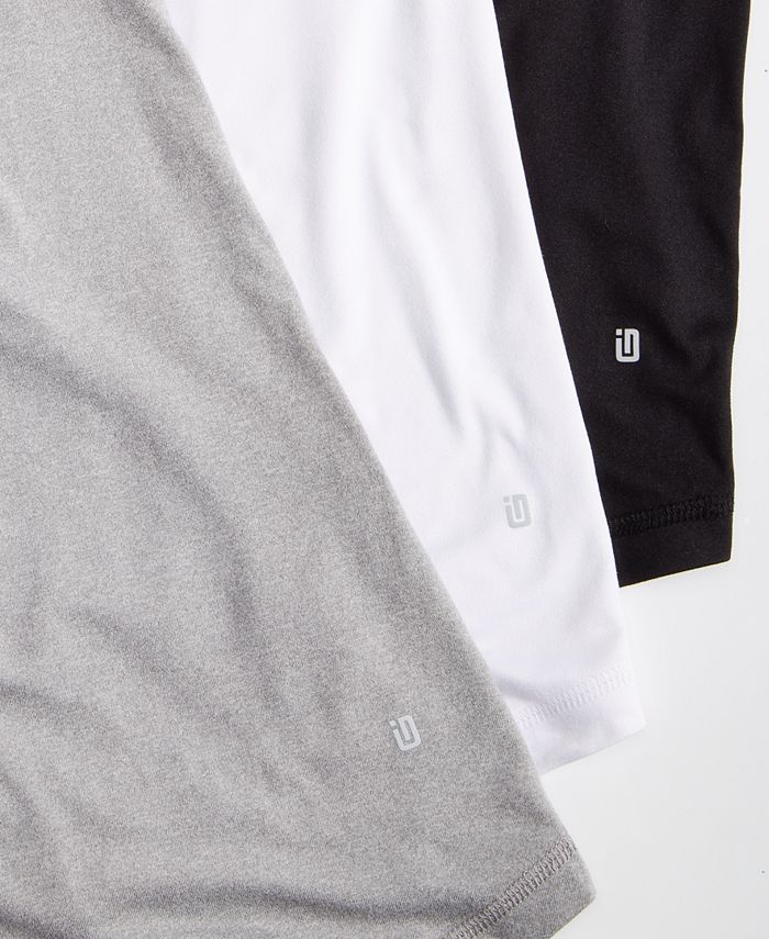 ID Ideology Women's Essentials V-Neck T-Shirt, Pack of 3, Created for ...