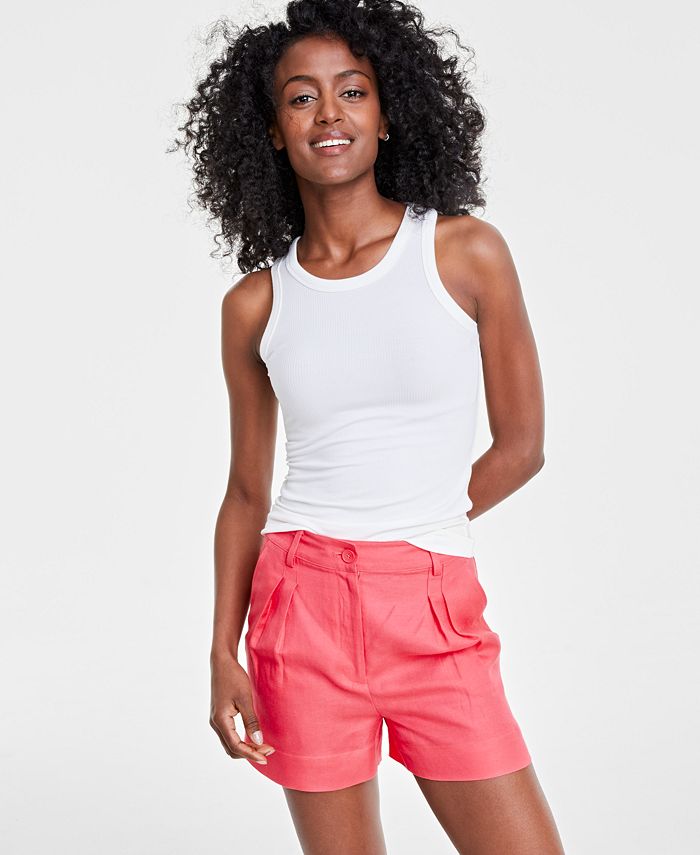 On 34th Women's High-Rise Tailored Shorts, Created for Macy's - Macy's