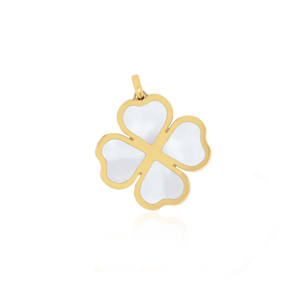 Click here for The Lovery Mother of Pearl Lucky Clover Charm 14K... prices