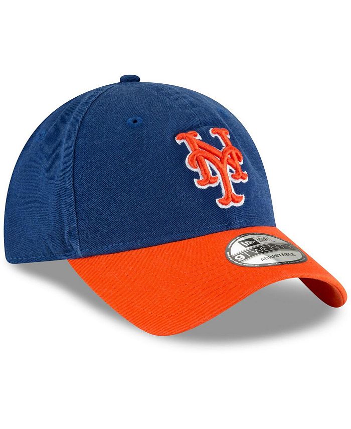 New Era Men's Royal, Orange New York Mets Fashion Core Classic 9TWENTY ...
