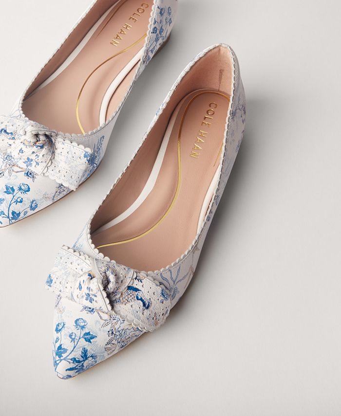 Cole Haan Women's Bellport Bow Skimmer Flats - Macy's