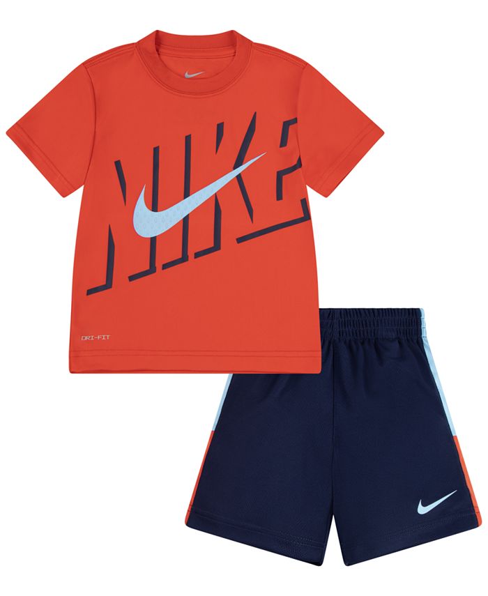 Nike Toddler Boys Icon Mesh Short Set - Macy's