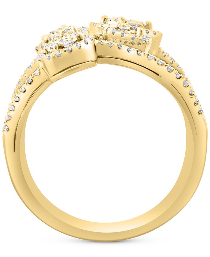 EFFY Collection EFFY® Diamond Statement Band Ring (1/2 ct. t.w.) in 14k ...