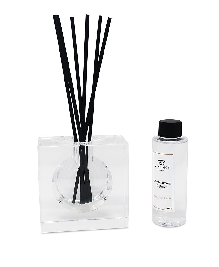 Vivience Black Reed Crystal Diffuser - Macy's